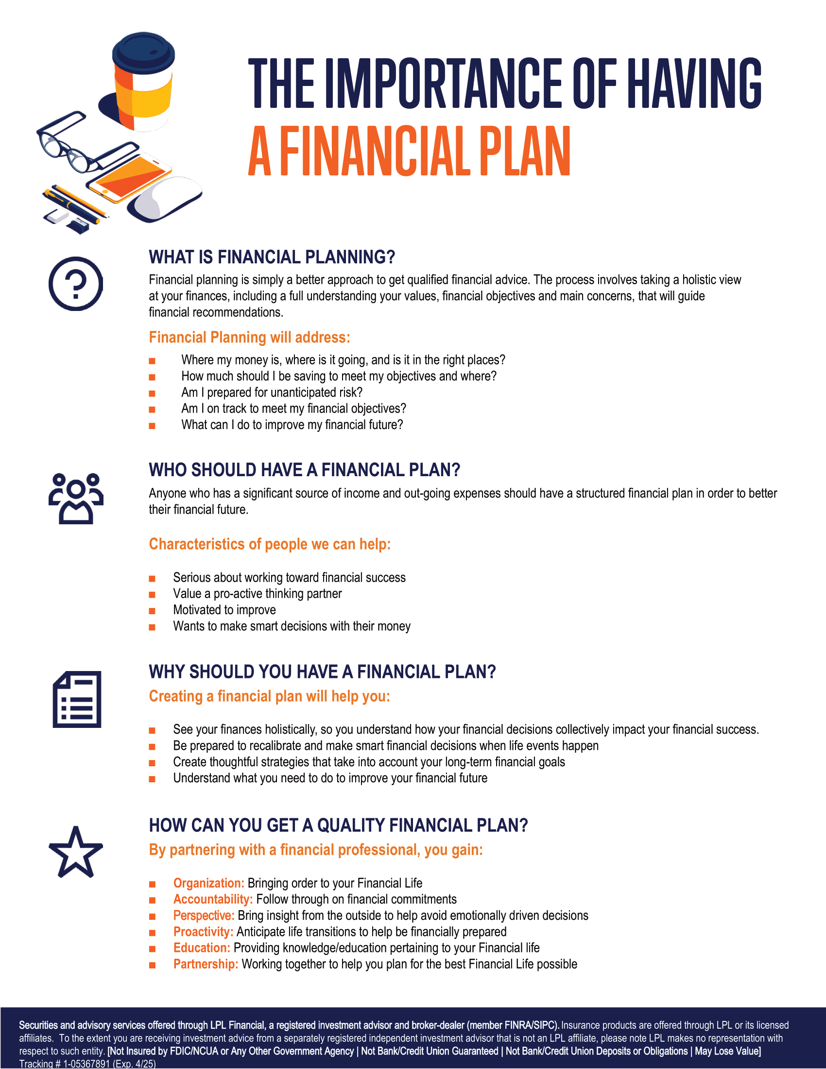 The Importance of Having a Financial Plan | Marathon Financial Strategies
